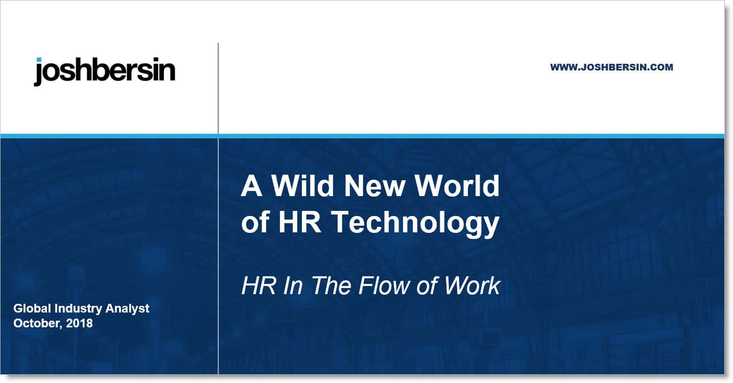 HR Technology 2019 – JOSH BERSIN