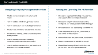 Why Is It So Hard To Be A Chief HR Officer (CHRO)? – JOSH BERSIN