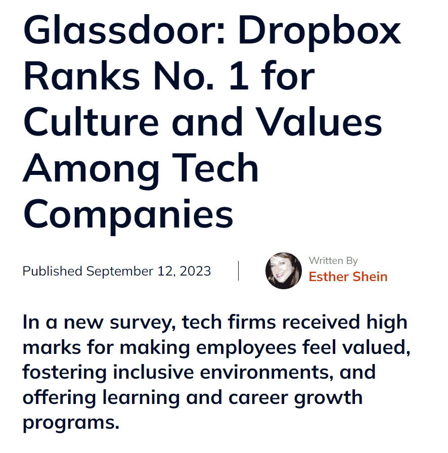 With Thoughtful Design And Culture, Dropbox Proves Remote Work Is A ...