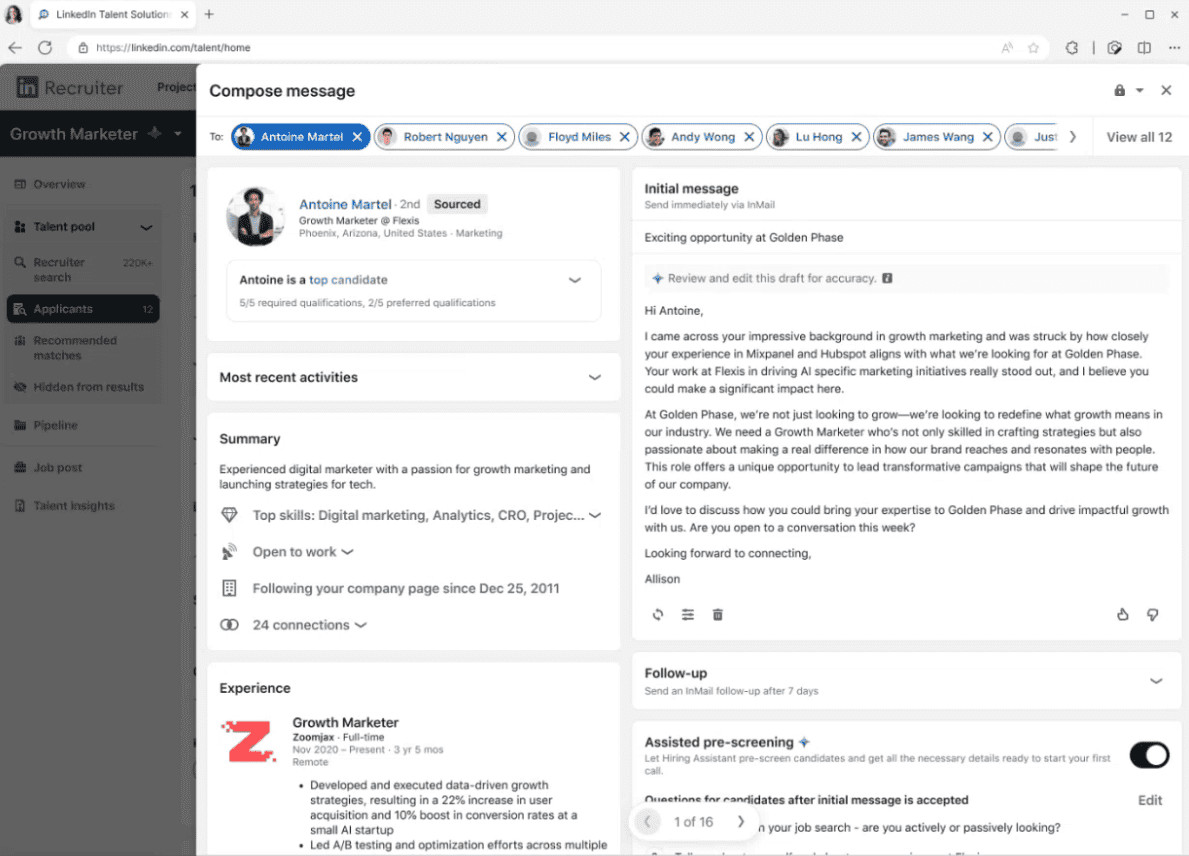LinkedIn Enters AI Agent Race With LinkedIn Hiring Assistant – JOSH BERSIN